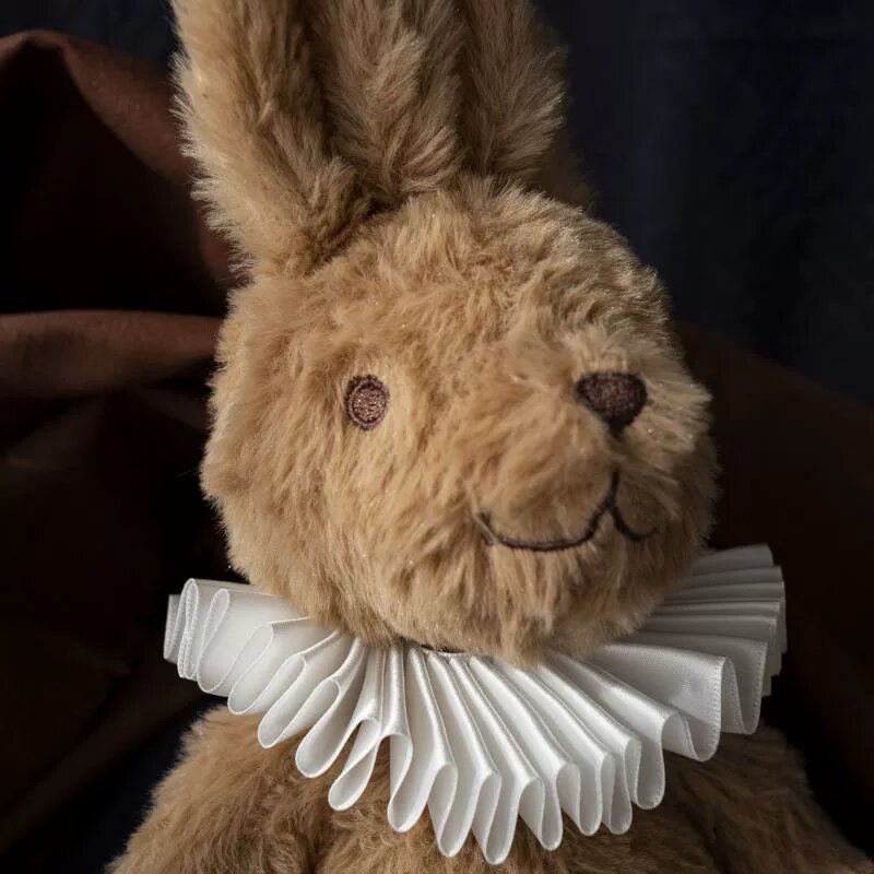 Оригинальная плюшевая игрушка Dabron в виде кролика кэмел-цвета, длинный плюшевый зайчик, спутник для сна, подарок на