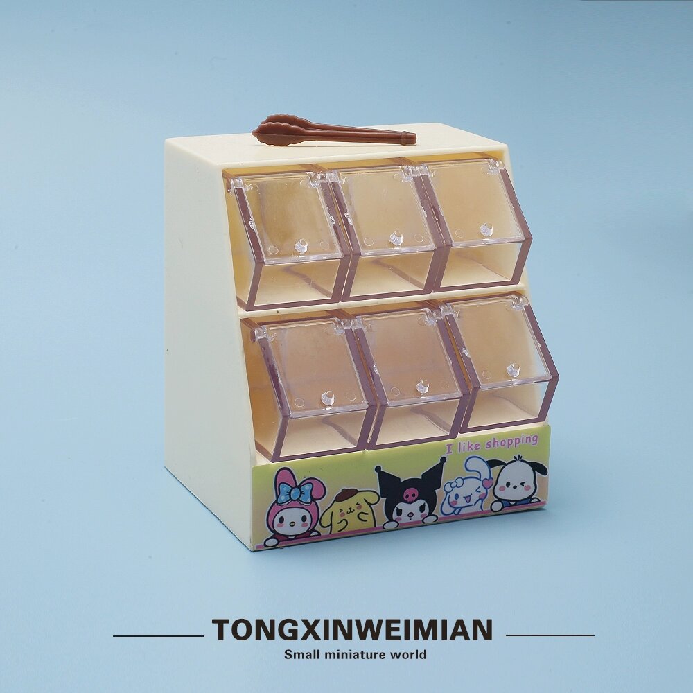 Детский мини-холодильник-морозильник, горизонтальный, миниатюрная модель, для ролевых игр с мороженым, настольный,