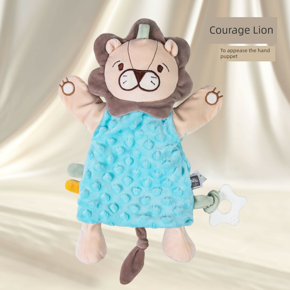 Плюшевая игрушка-комфортер для новорожденных Abebe, можно жевать и вставлять во рот, класс А, для укачивания и