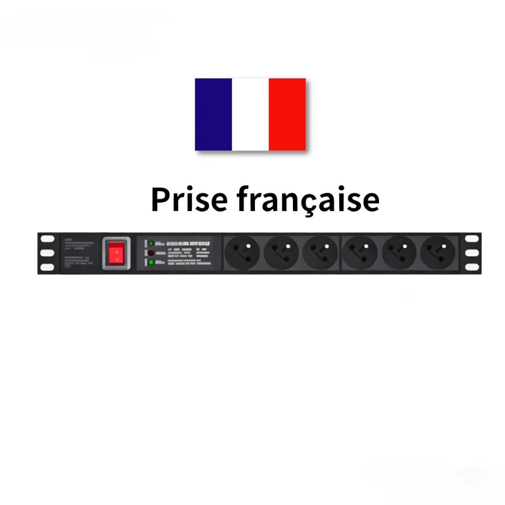 Удлинитель Melery 6/8 розеток с защитой от перенапряжения