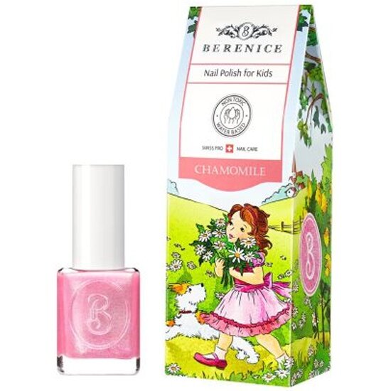 Детский лак для ногтей Berenice Camomile на водной основе тон 04