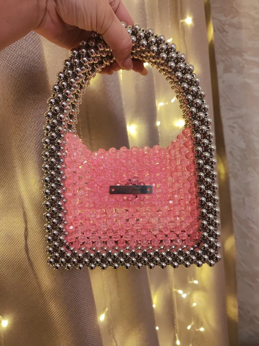 Сумка Seit Jewelry, серый, розовый — фото 1