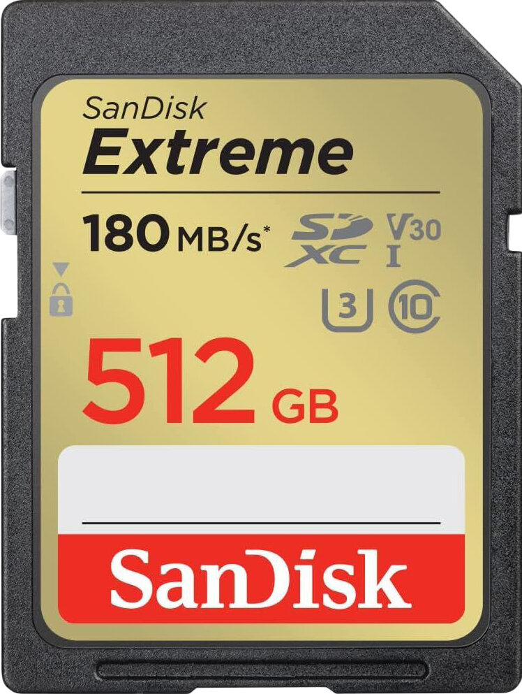 Карта памяти SanDisk SDSDXVV-512G-GNCIN 512 Гб черно-золотистый