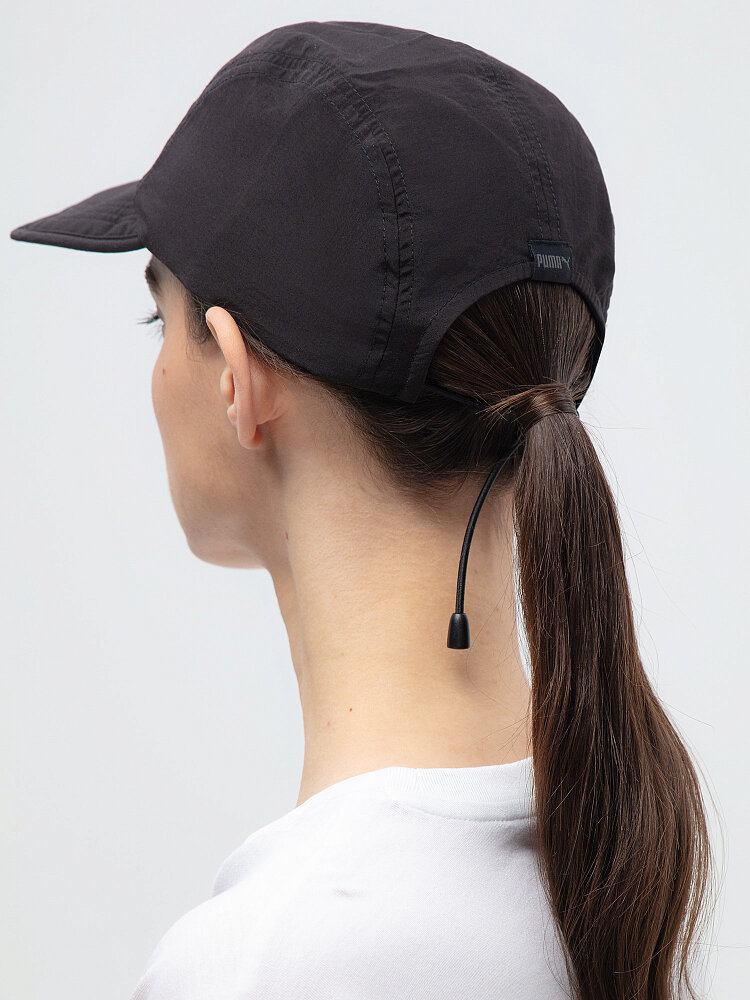 Кепка PUMA PUMATECH 5 Panel Cap для мужчин и женщин, размер OneSize, черный 2 — фото 1