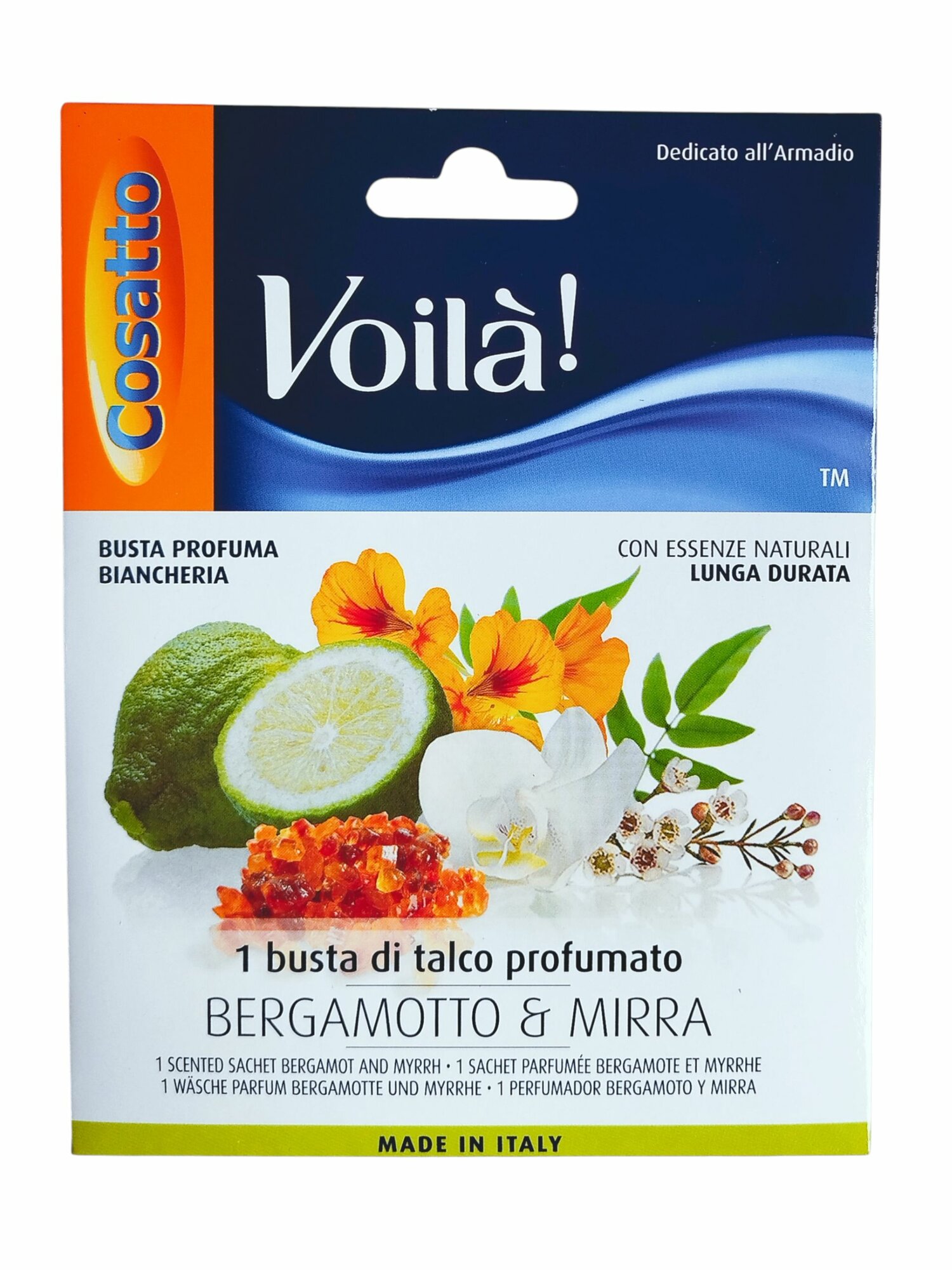 Ароматизированное саше " Бергамот и Мирра " длительного действия