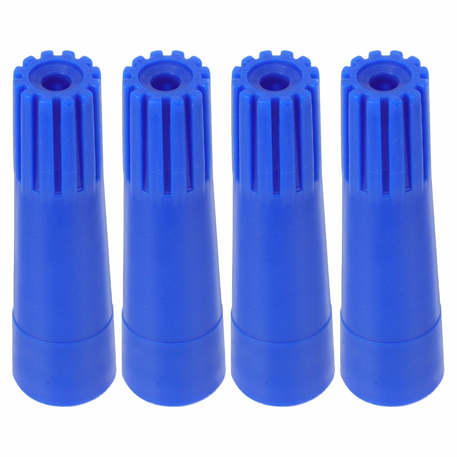 Пластиковый синий шурупной адаптер для удлинительной ручки, комплект из 4 шт, для швабр и щеток