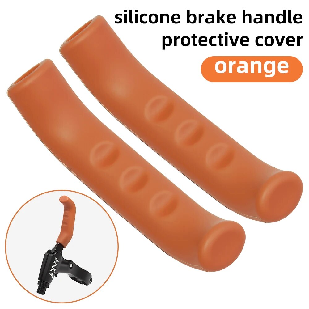 Противоскользящие чехлы для ручек тормозов VXM Оранжевый, Оранжевый