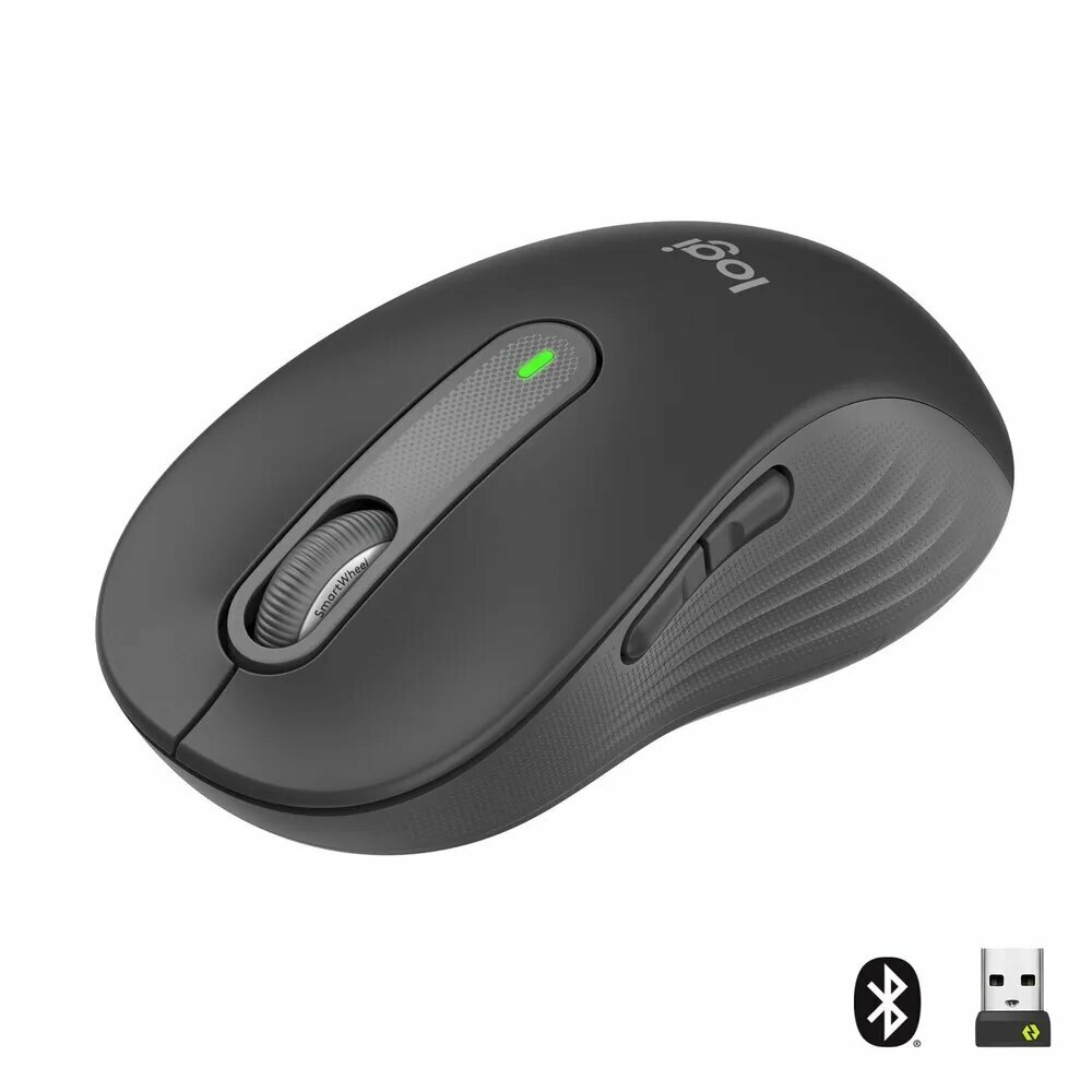 Мышь беспроводная Signature M650 L Bluetooth S27X D97P P70J E46L D27B J53Z P66Z K71E O60A S73T, черный