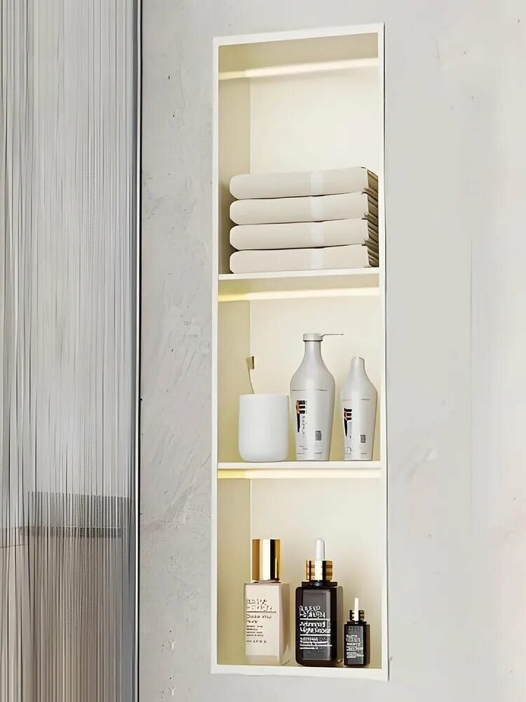 Полка Настенная Прямая, 28х12х90 см, 1 шт.