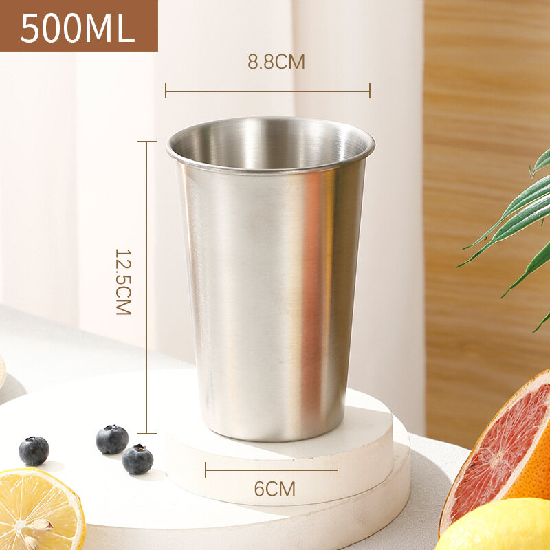 304 чашка для керлинга из нержавеющей стали Портативный Кемпинг пивная чашка устойчивая к падению портативная чашка для