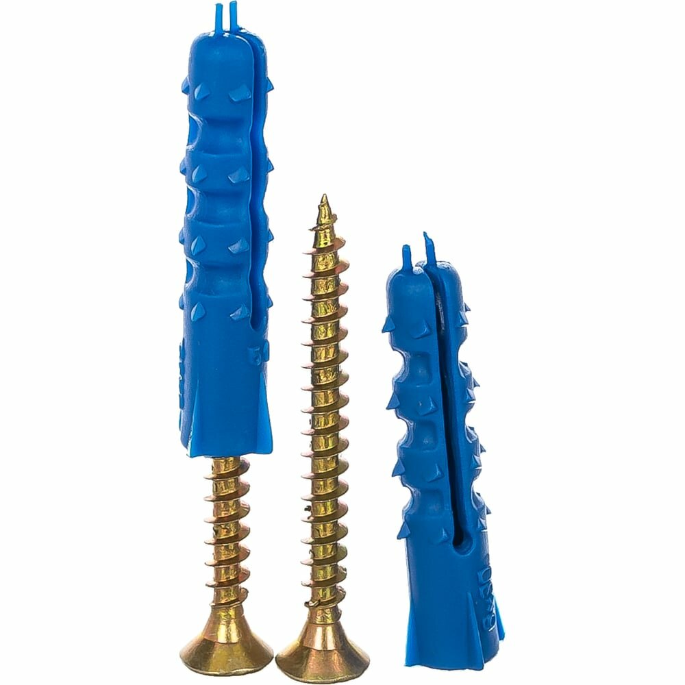 Набор дюбелей ежей для крепления плинтусов качественный крепеж 6х30 (120 шт.)