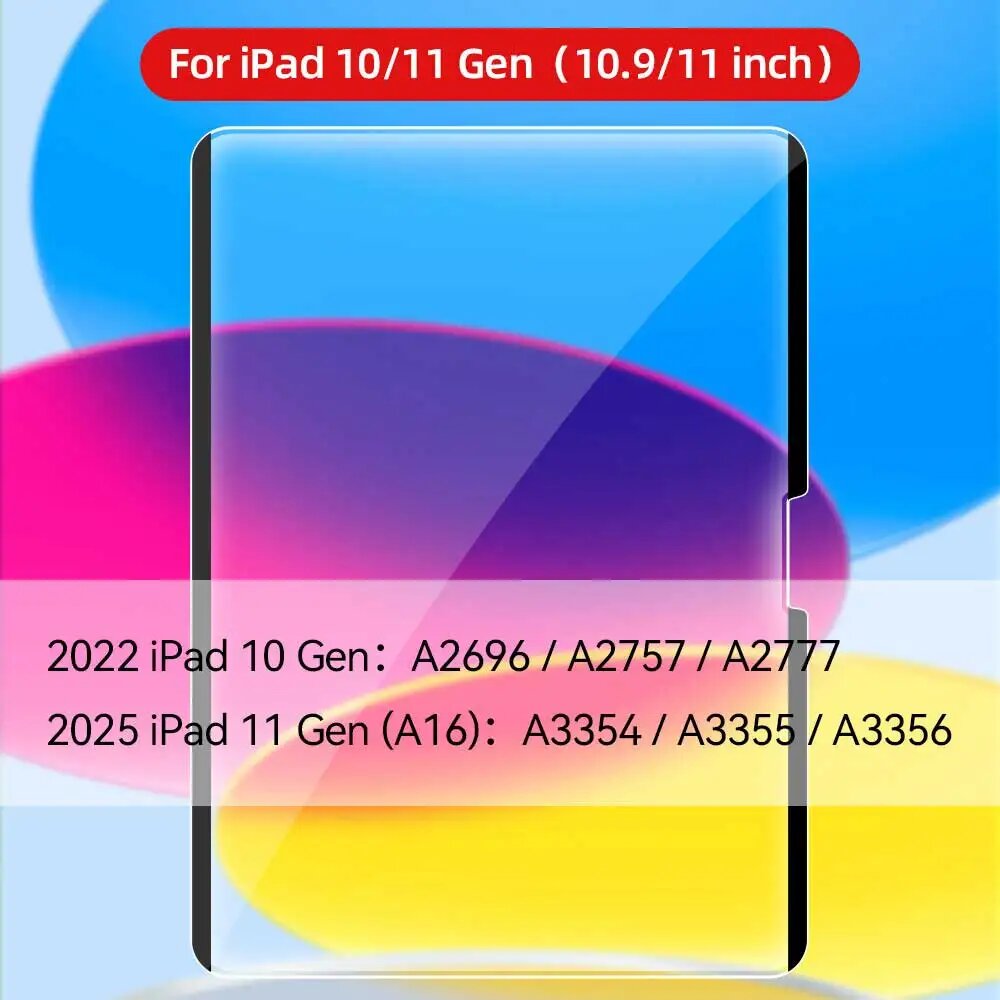 Hansong Магнитная пленка Paper Feel для iPad Air 11, 13, M4, M2 Pro 11, 13, M4 iPad 11th A16 10.9