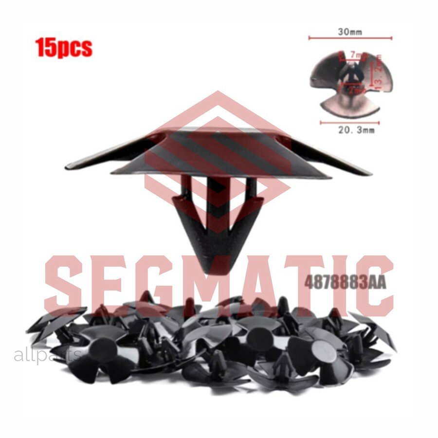 SEGMATIC SG70203229 Клипса пластмассовая CHRYSLER/DODGE/JEEP/MOPAR
