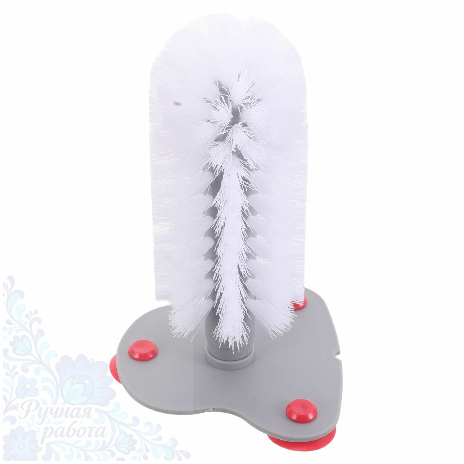 Присоска с мягкой щетиной для гигиены черепахи, совмещена функцией чистки мелкой посуды, 1 шт