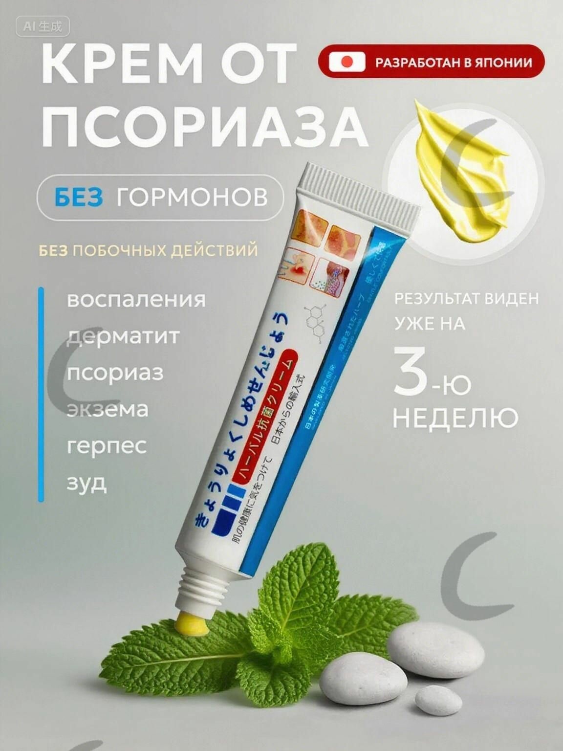 Крем для ухода за кожей антибактериальный крем