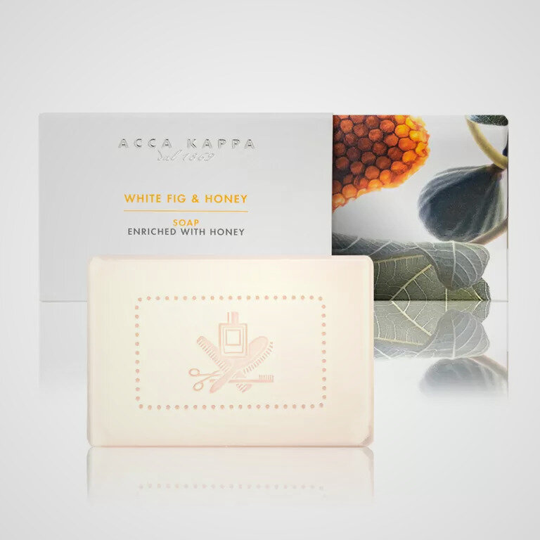 Мыло туалетное твердое WHITE FIG & HONEY 150 гр ACCA KAPPA WHITE FIG & HONEY Soap Мыло 150 гр