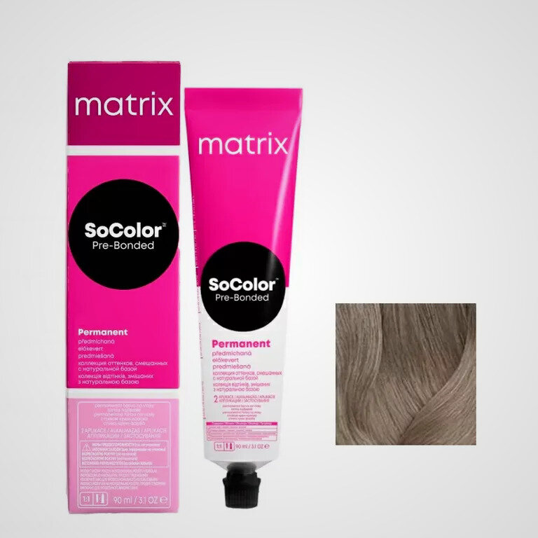 Краска для волос SoColor Pre-Bonded 8NA 90 мл MATRIX SoColor Pre-Bonded 8NA Краска 90 мл