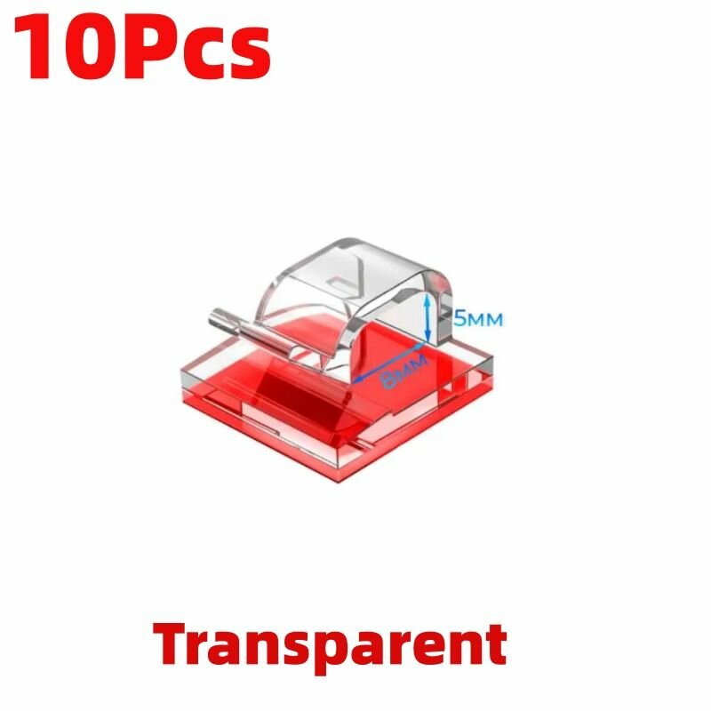 Кабельные зажимы Самоклеящиеся фиксаторы для организации проводов