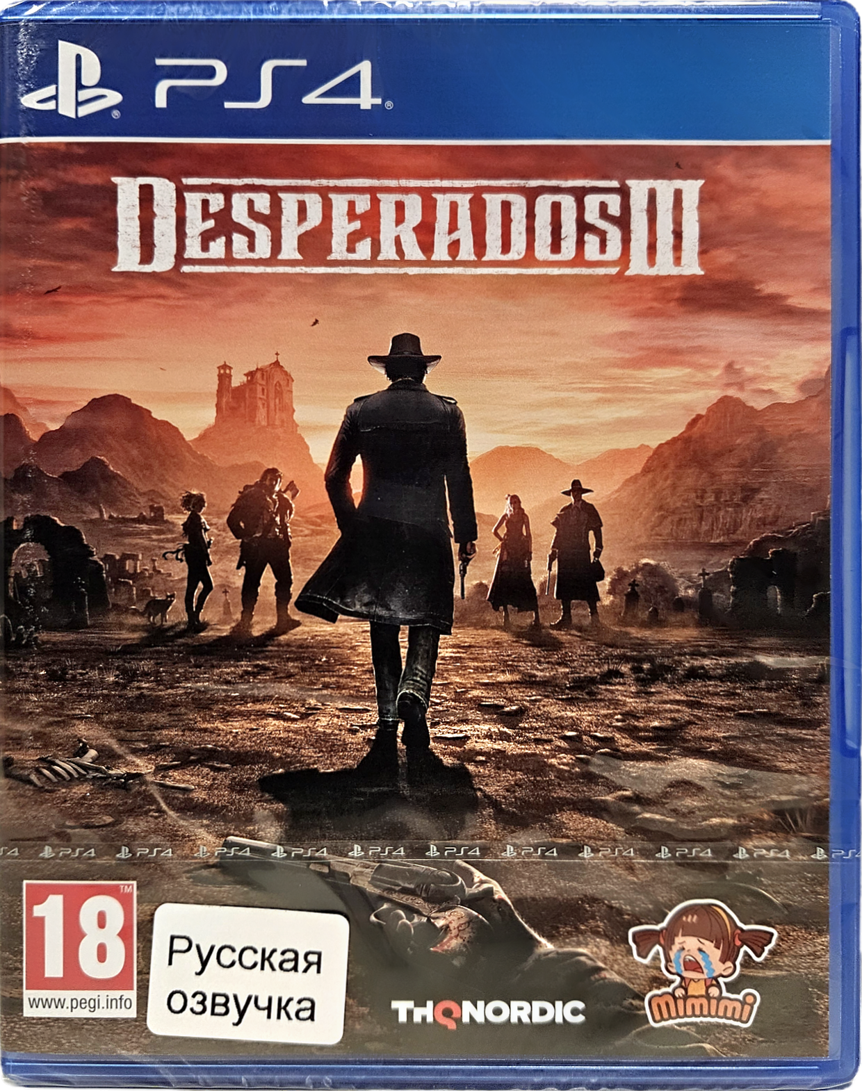 Игра Desperados lll, PlayStation 4, PlayStation 5, Полностью на русском языке
