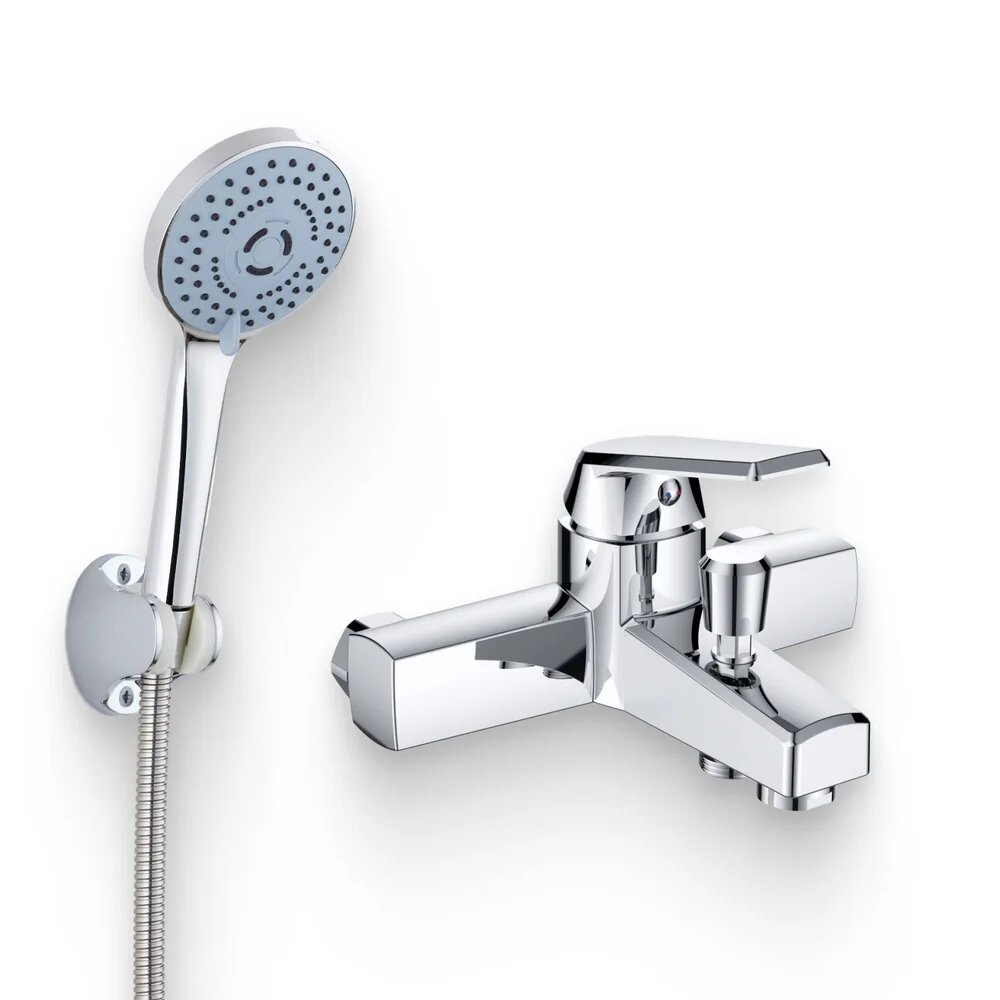 Душевой комплект Смеситель Orange One Life P02-100cr / Гарнитур OAS011