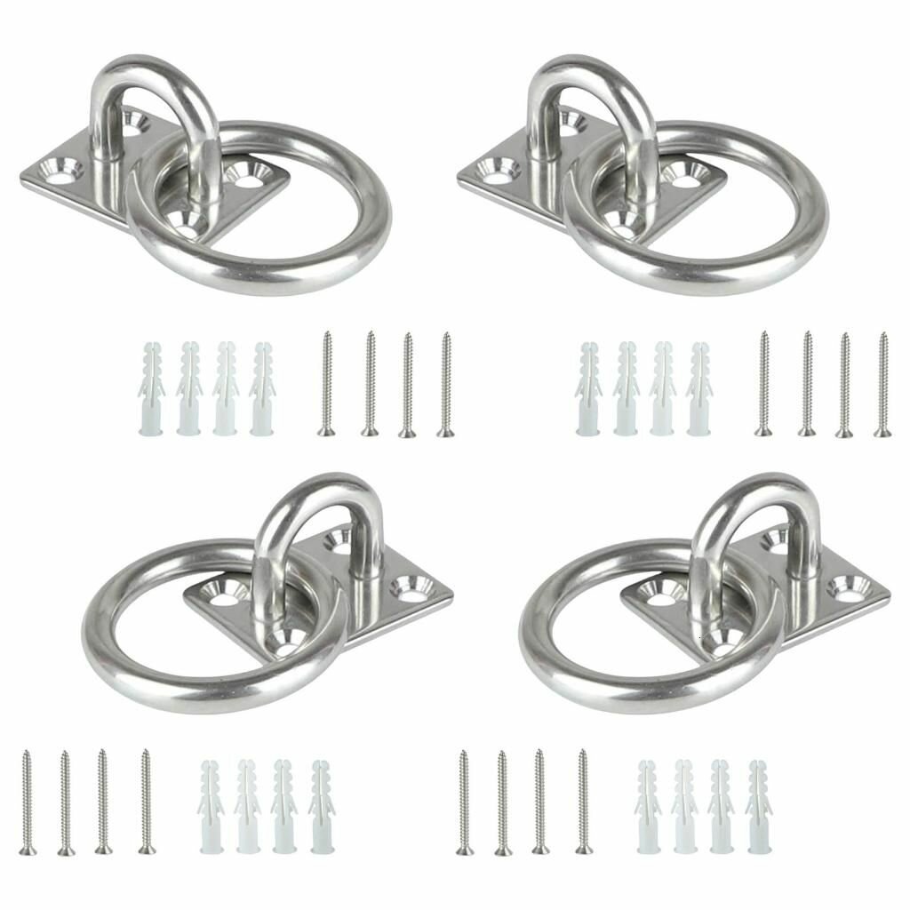 Пластины глазковые с кольцами, 4 шт, - 5mm
