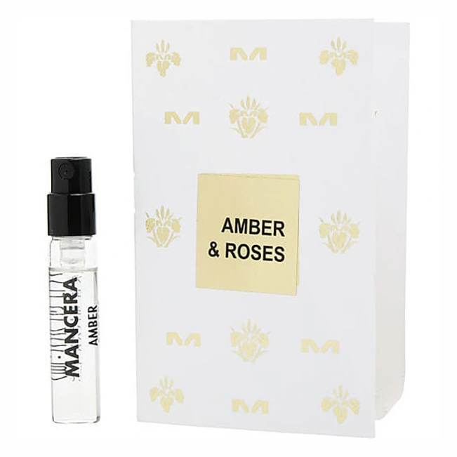 Mancera Amber and Roses 2 мл миниатюра парфюмерной воды - Мансера Амбра и Роза унисекс