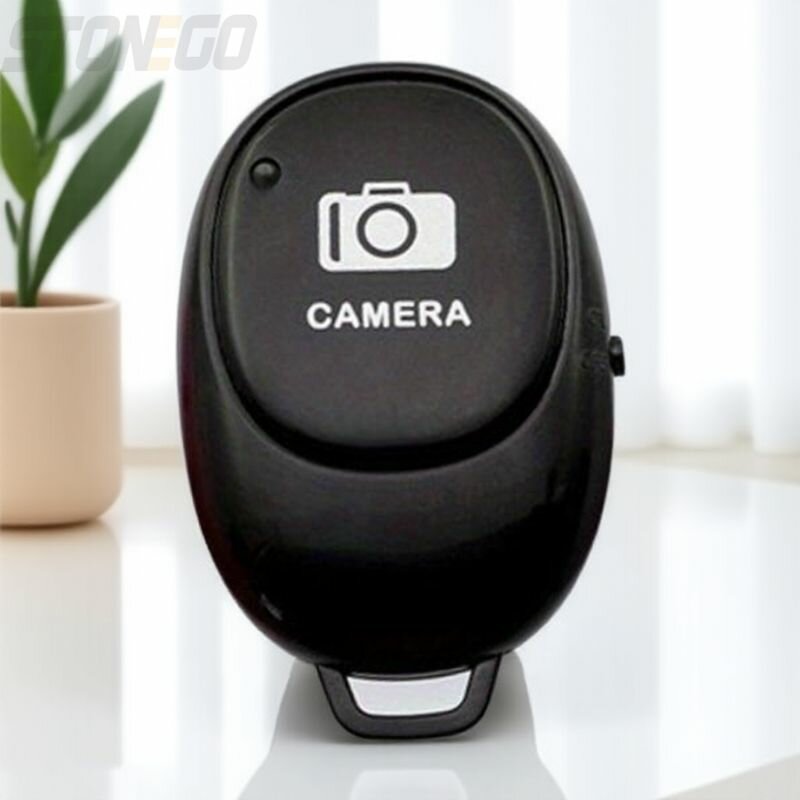 Bluetooth-кнопка для фото, черный для селфи беспроводная для смартфона
