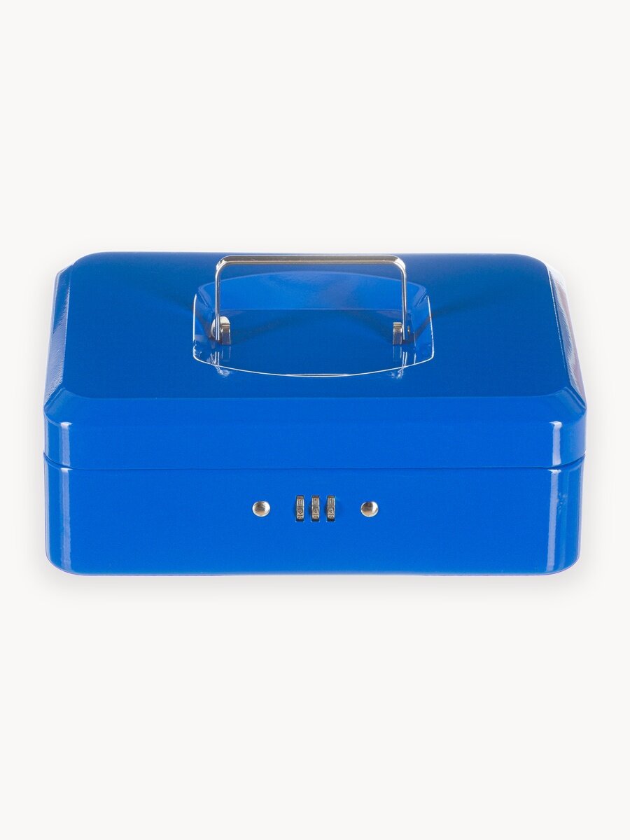 Кэшбокс Keeper-25С, 25х18х9 см, шкатулка с кодовым замком, металлический ящик для хранения денег, 3 отделения