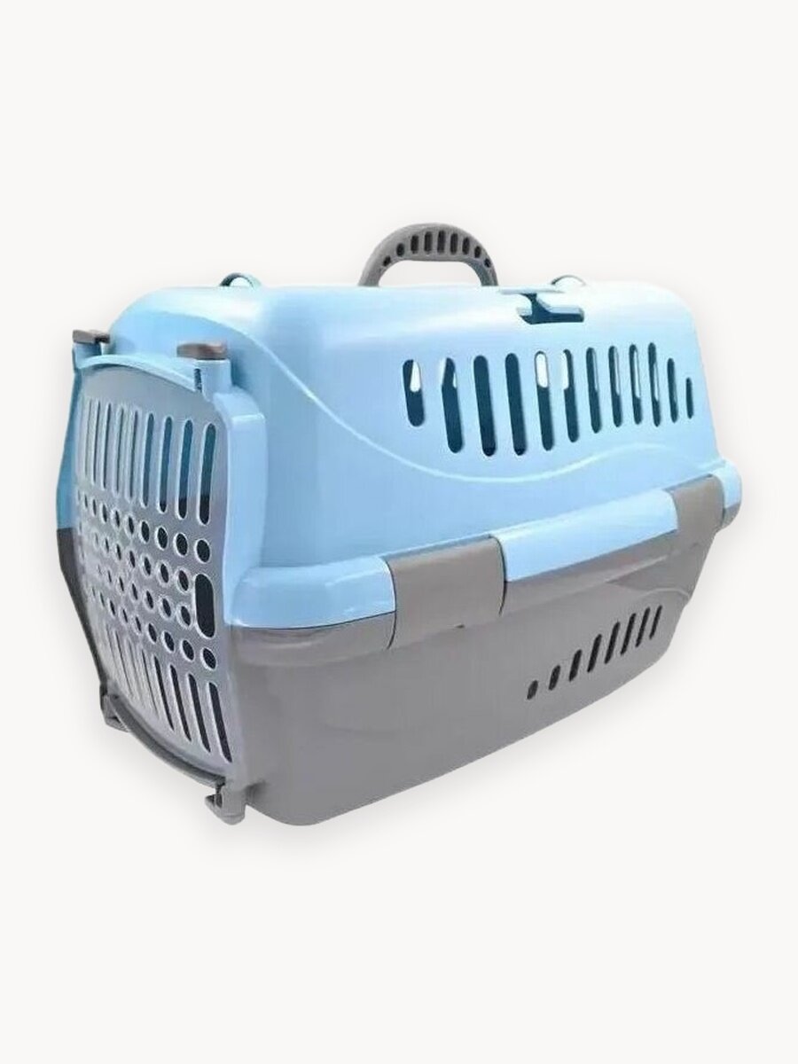 Переноска для животных Турне с прозрачной пластиковой дверцей, 48*32*32см/Цвета в ассортименте