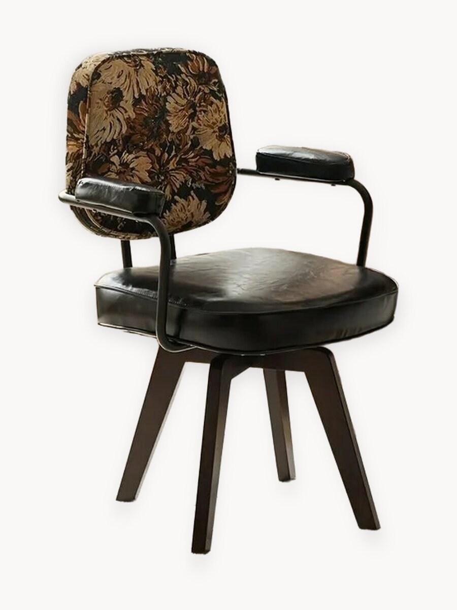 Офисное кресло, Черный, Светло-желтый