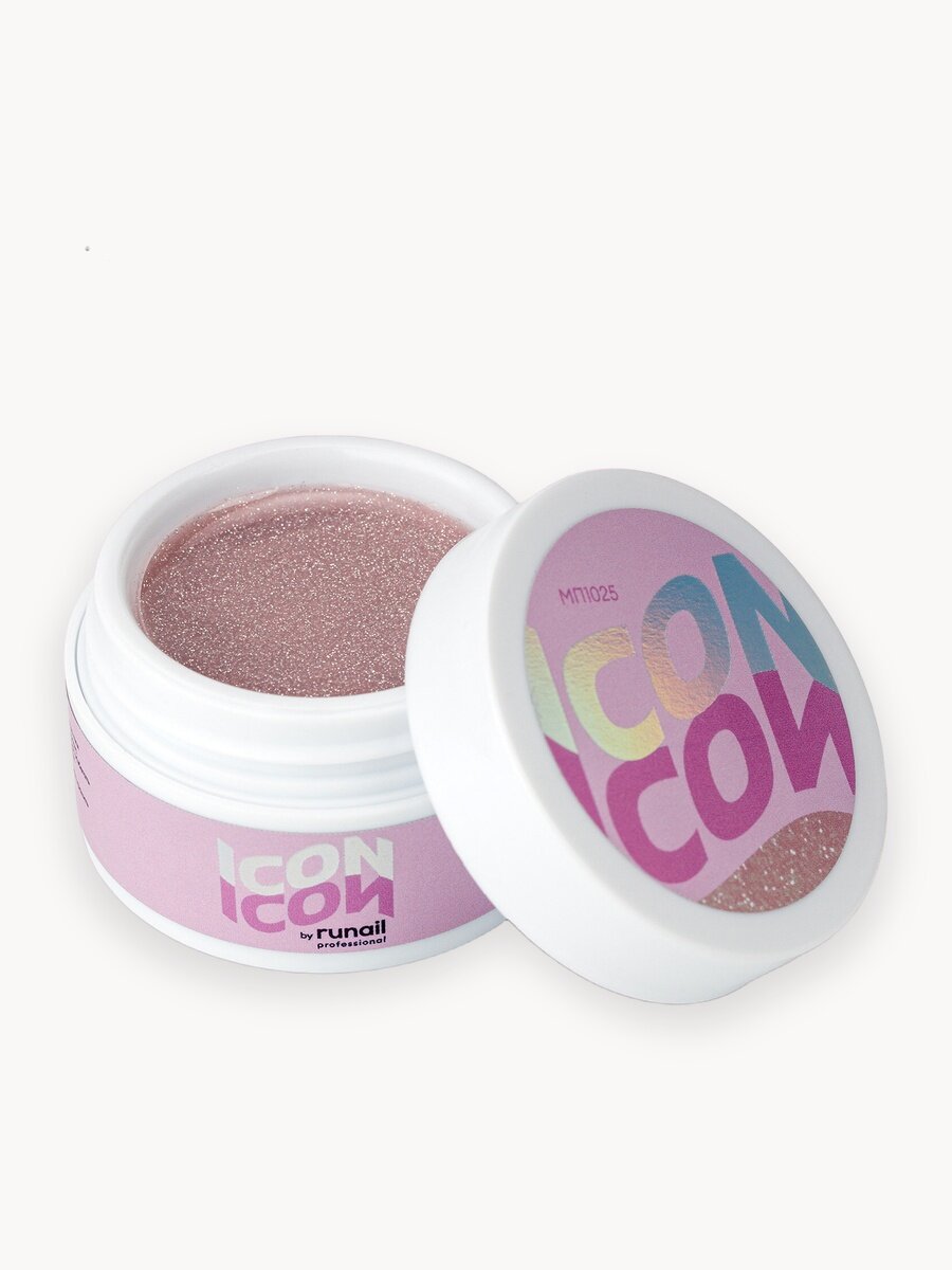 Моделирующий гель для наращивания, УФ-гель для моделирования ногтей ICON by runail professional, 15 г №МП1025