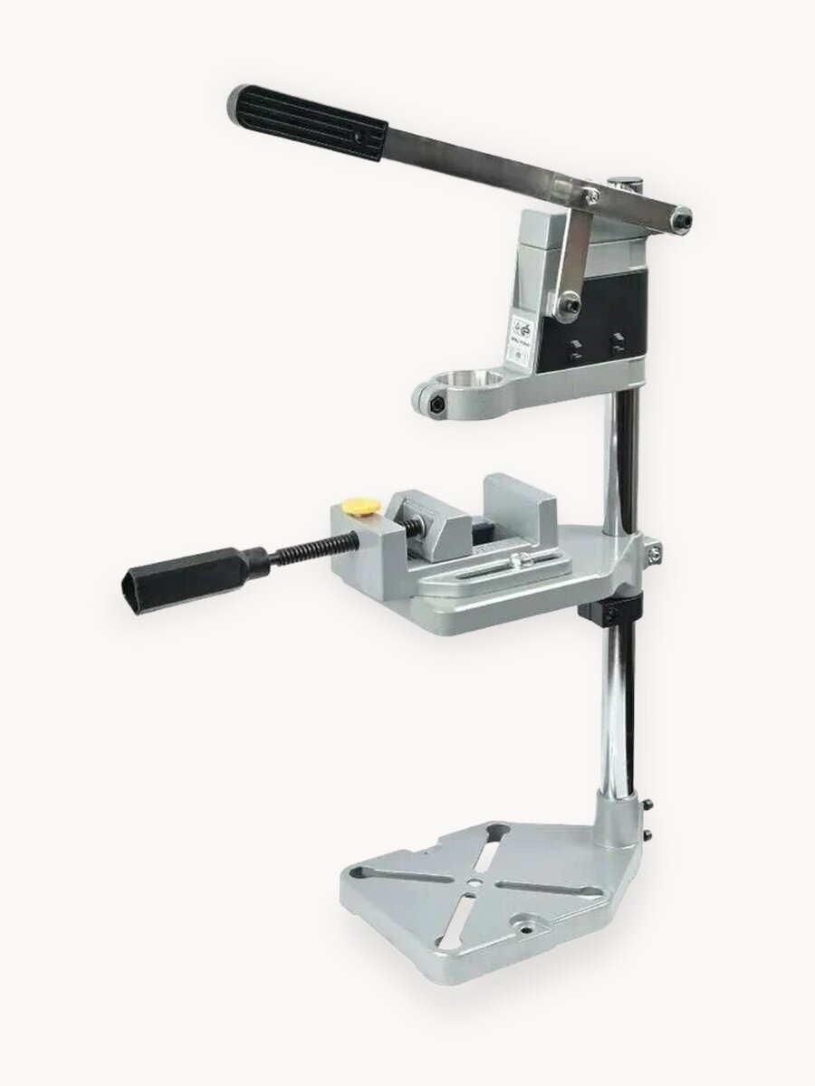 Стойка для дрели с тисками BG-610901 для шлифовальной машины, электро инструмента для ремонта и строительства, гравировальной машинки/Держатель для гравера настольный