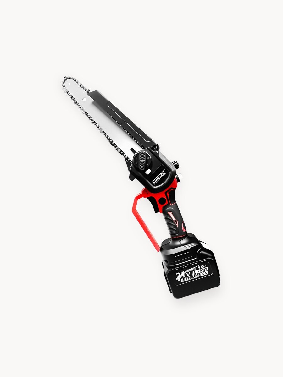 Пила аккумуляторная цепная Kingtree 6+8 дюймов (26см) / Сучкорез / Минипила садовая