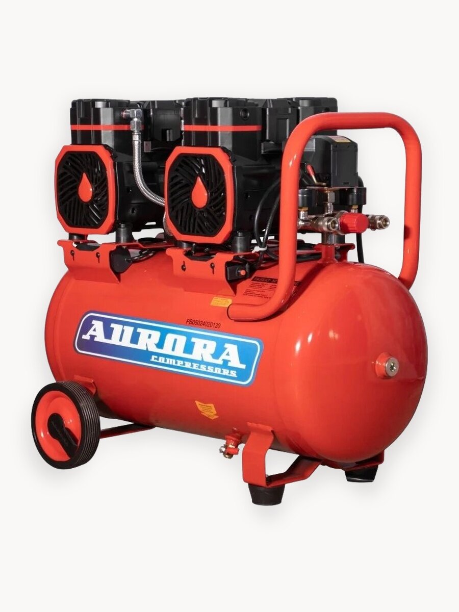 Компрессор Aurora PASSAT-50 BLACK 4G новое поколение 2 режима работы 45 л