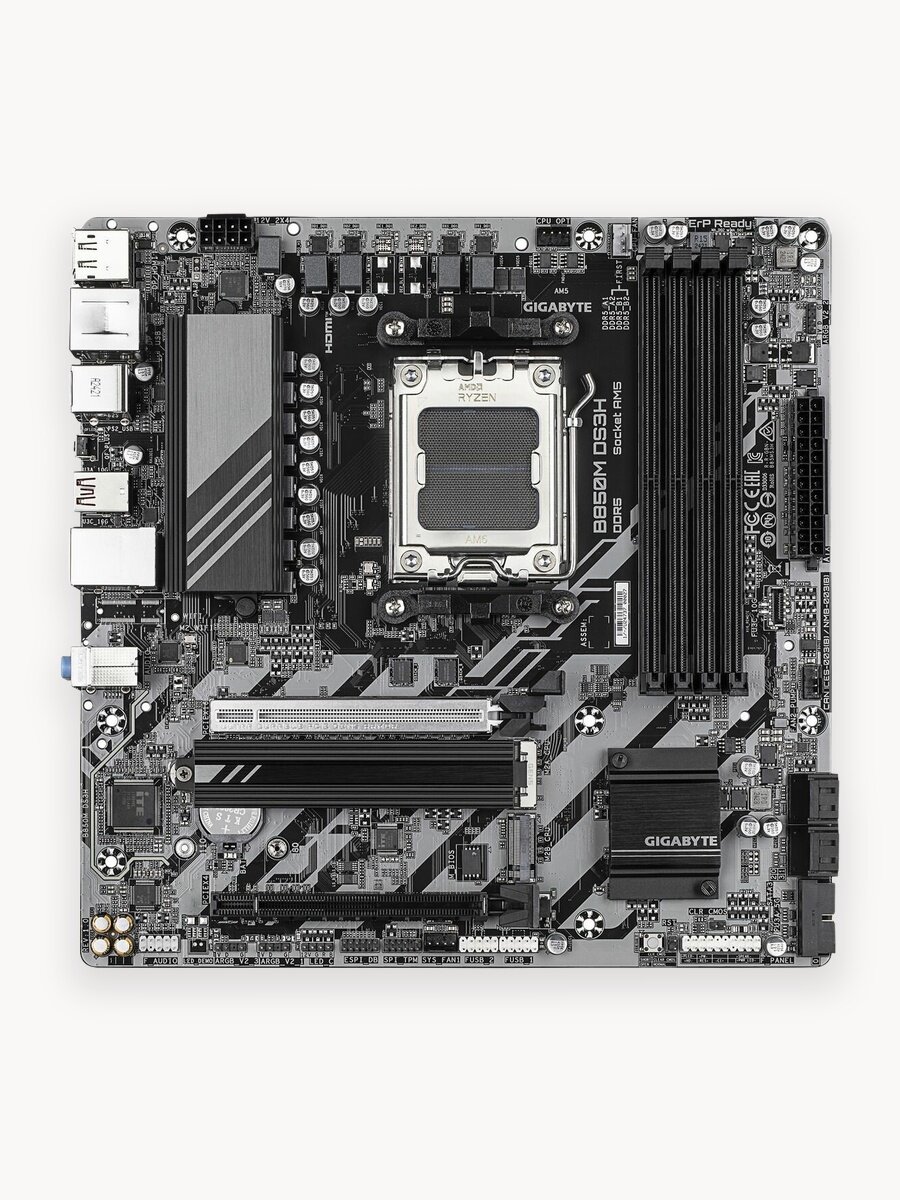 Материнская плата GIGABYTE B850M DS3H, 256 Гбайт, DDR5