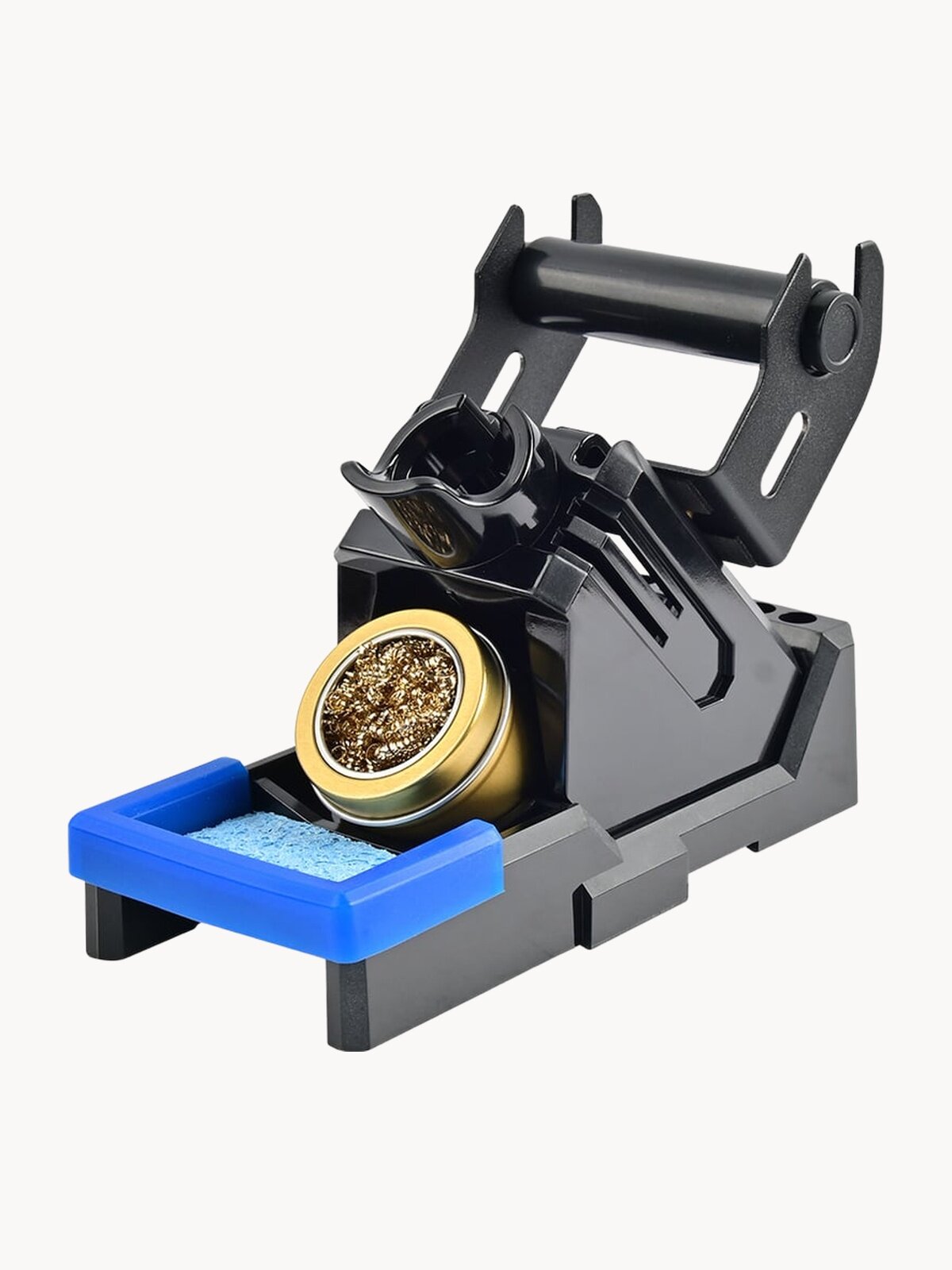 Подставка под паяльник с подставкой для жал + канифоль W.E.P X-2-1