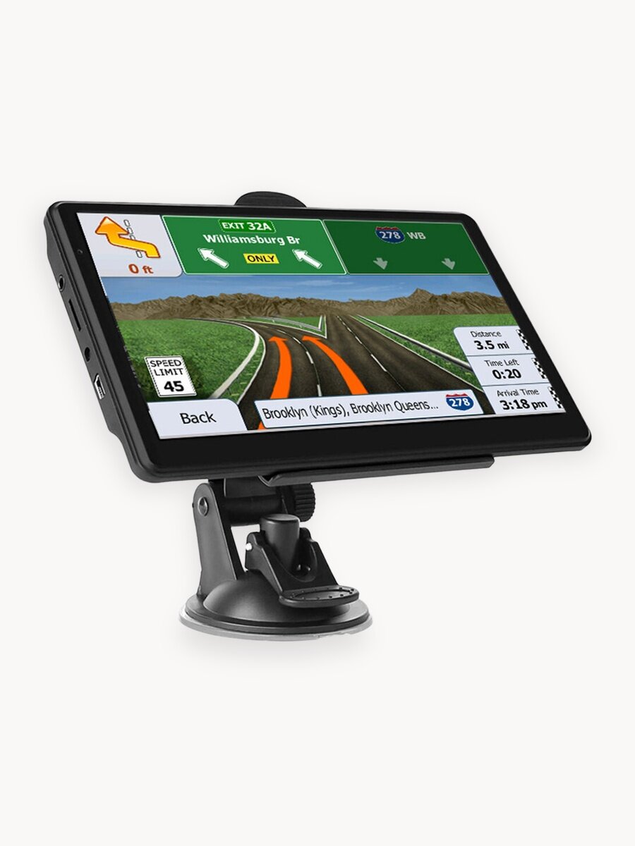 GPS-навигатор, для автомобилей и грузовиков, с голосовым управлением, 7 дюймов(Высококачественный популярный продукт)