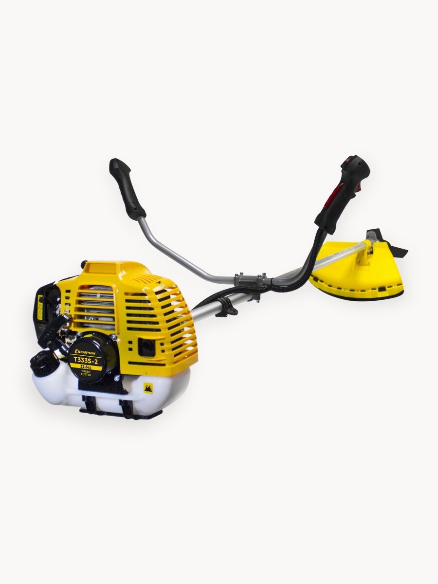 Бензиновый триммер для травы садовый CHAMPION T333S-2 Бензокоса / Мотокоса