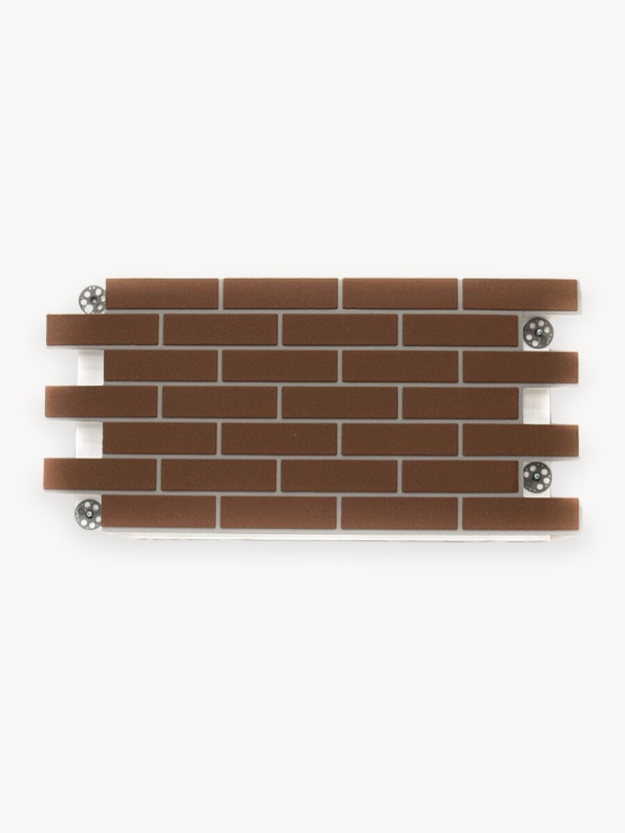 Фасадная термопанель ООО "СТЗ", цвет Мокко, 8 шт