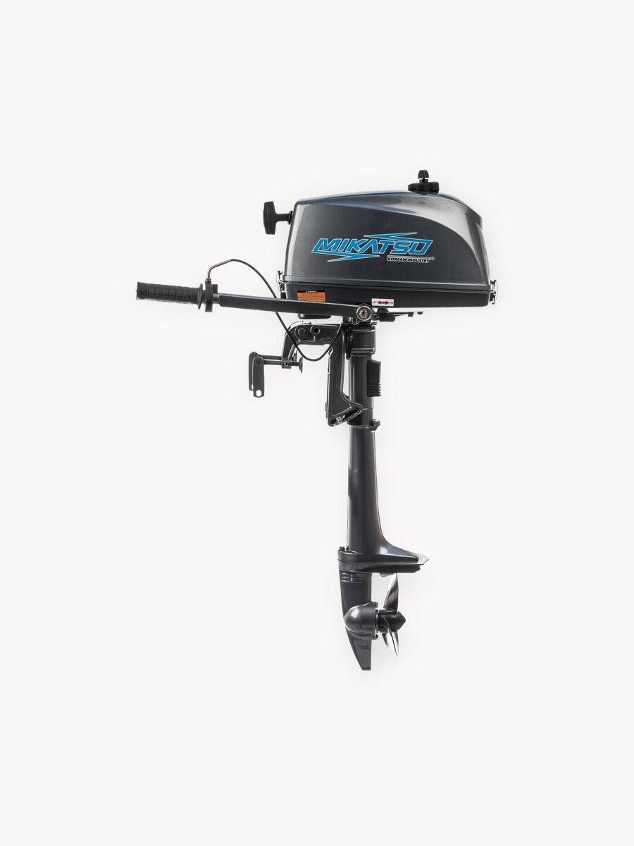 Лодочный мотор Mikatsu M3.5FHS, двухтактный, 3,5 л. с, 1 цилиндр