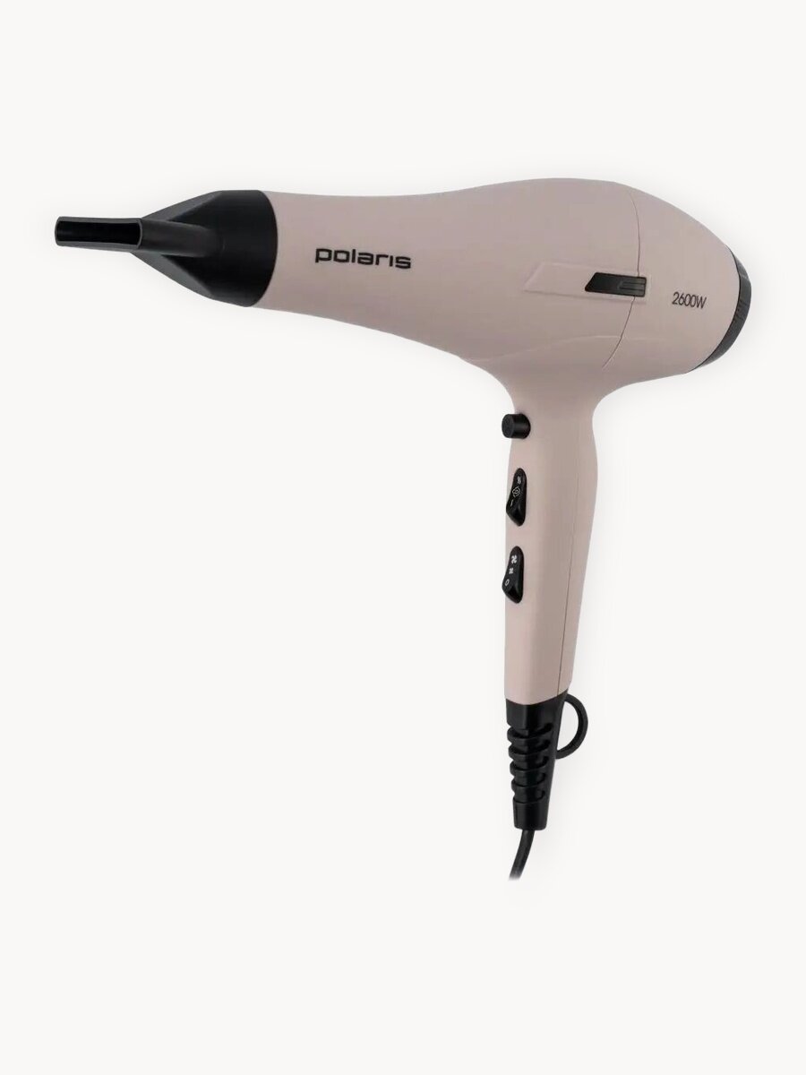 Фен для волос профессиональный Polaris PHD 2600ACi Salon Hair / 2600 Вт, розовый пепел