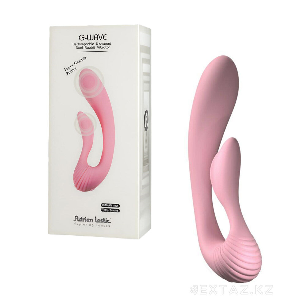 Вибростимулятор-кролик «G-Wave» с подвижной частью