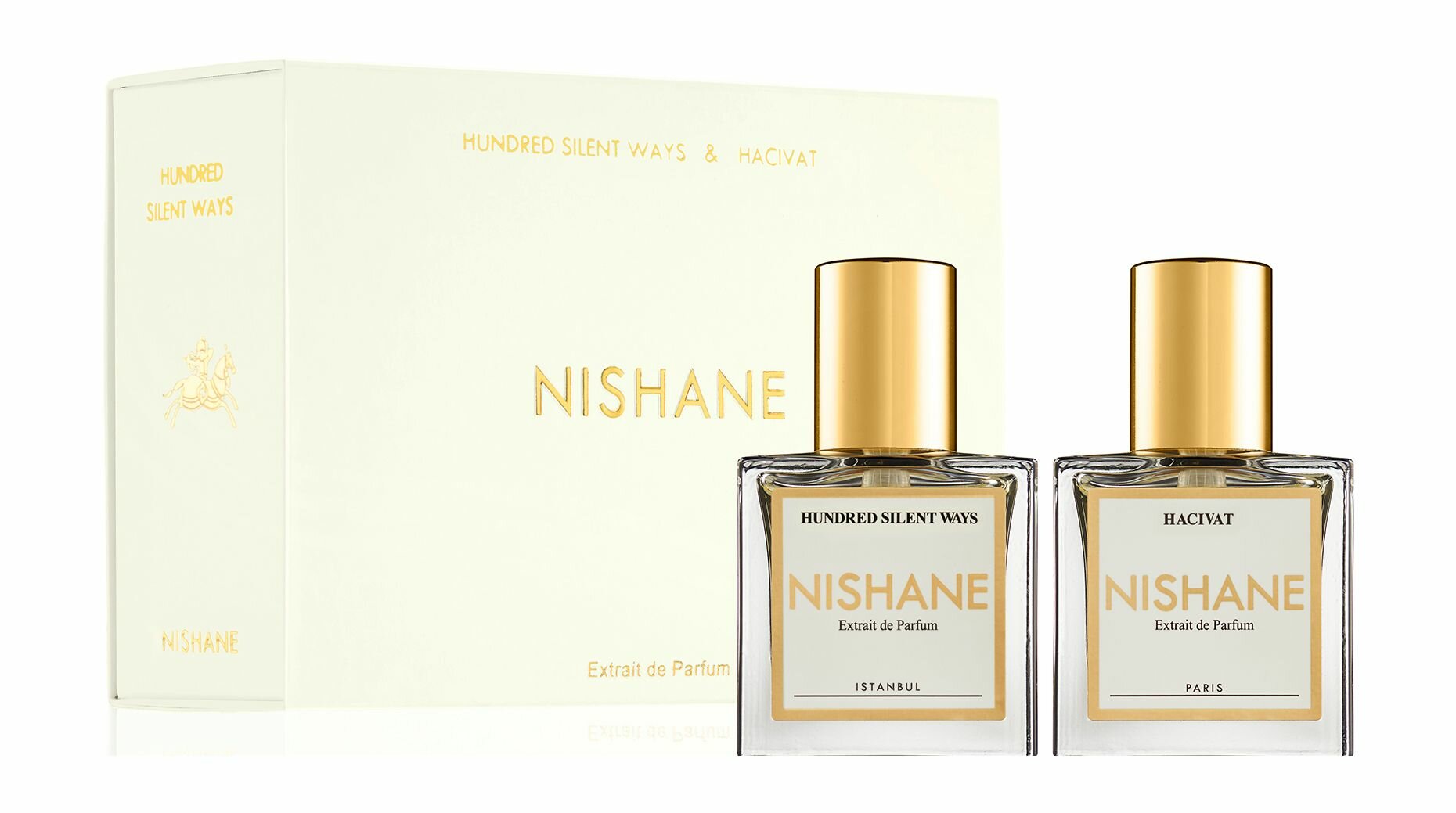 NISHANE Hacivat & Hundred Silent ways Набор духов унисекс, 2х15 мл