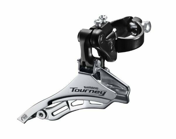 Переключатель передний Shimano Tourney, TY300, нижн. тяга, хомут 34,9, уг:66-69, для 42T, б/уп.