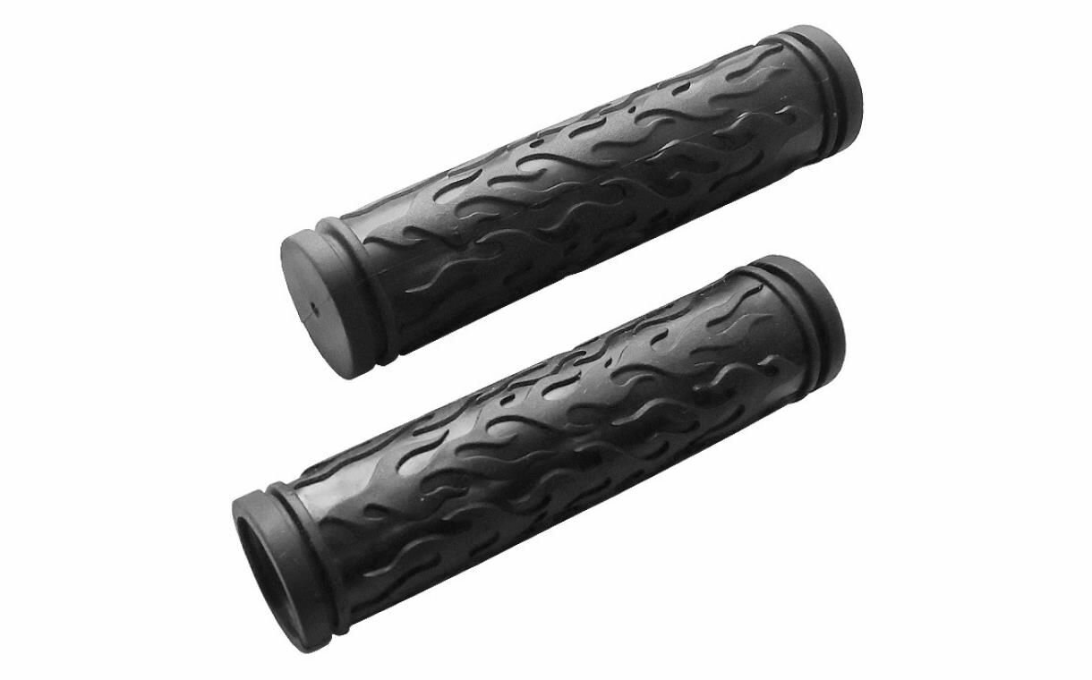 Грипсы для велосипеда и трюкового самоката Velo VLG-386 125мм, черные