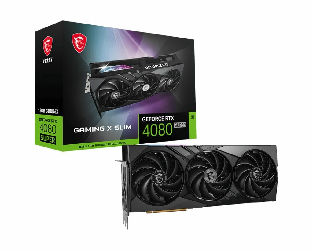 Видеокарта MSI GeForce RTX 4080 SUPER 16G GAMING X SLIM