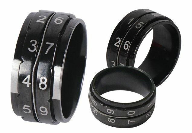 Счетчик рядов, диаметр 20,6мм, нержавеющая сталь, черный KnitPro 10869