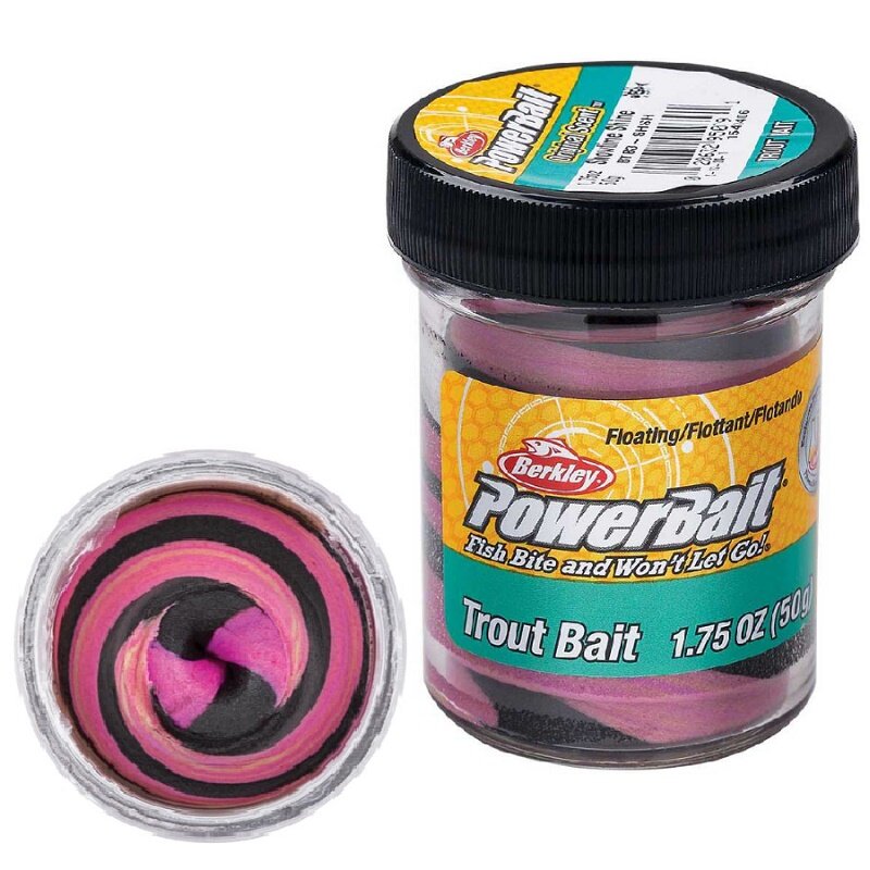 Паста форелевая Berkley PowerBait Trout Bait Triple Swirls (#Showtime Shine, 50g)