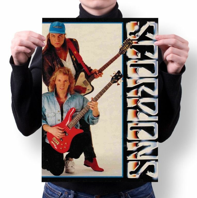 Плакат Scorpions, Скорпионз №5, А4 (29-21 см)