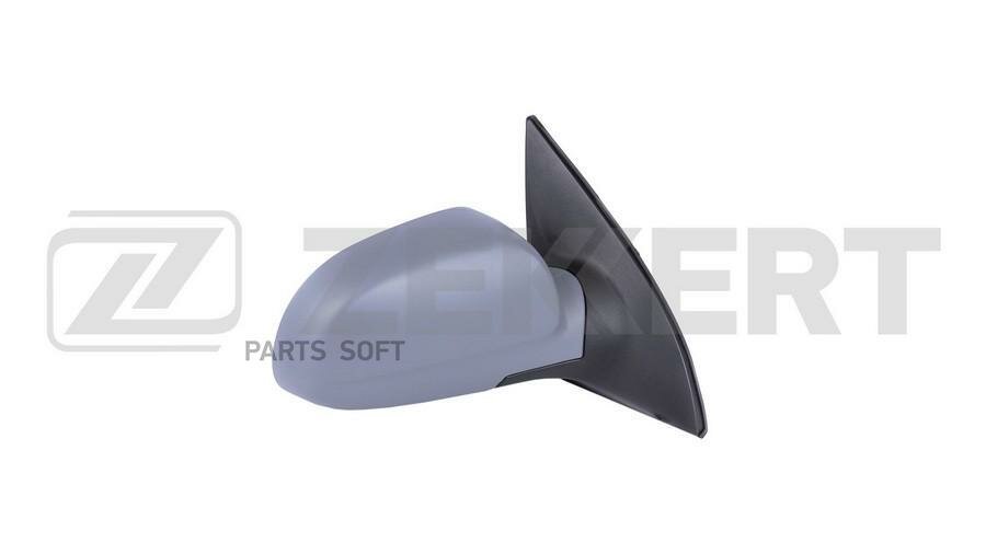 ZEKKERT SP-4111 Зеркало в сборе правое / грунтованное / выпуклое / эл регул / с подогр Chevrolet Lacetti (J200) 03- ()